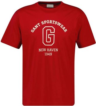 GANT Herren Graphic SS Tshirt T-Shirt, Ruby RED, S