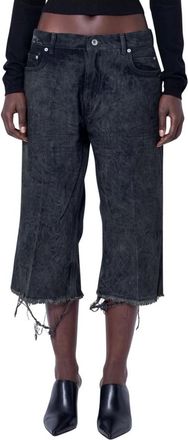 Rick Owens Bolan Cutoffs - Femme - Shorts - Gris - Taille: W29