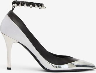 Isabel Marant Escarpins Peleny - Femme - Argenté Et Noir - Taille 37 - Isabel Marant