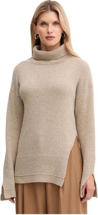 Simona Corsellini Damen, Strickwaren, Beige, LGr&ouml;&szlig;e