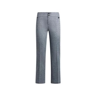 Etro Jacquard Straight-Leg Hosen - - Trousers - Damen - Blau - M