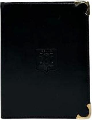 Celine unisex, Pre-owned, Noir, Taille: ONE Size Portefeuille en cuir vintage Pre-owned