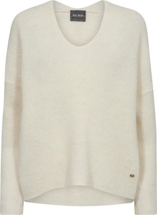 Mos Mosh MOS Mosh, Femme, Pulls, Beige, Taille: 44 FR Thora V-neck Knit