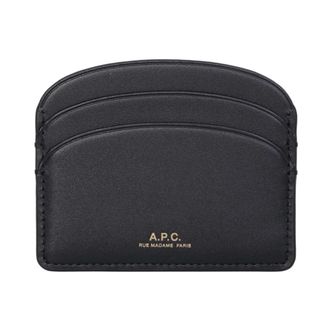 A.P.C. Demi-Lune Kartenetui - - Accessories - Damen - Schwarzk - ONE SIZE