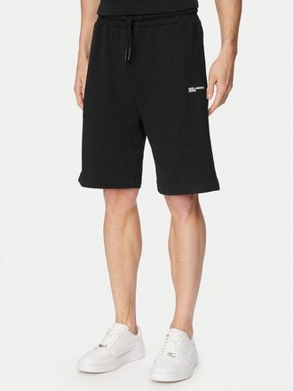 Karl Lagerfeld Jeansshorts B2M10148 Schwarz Straight Leg