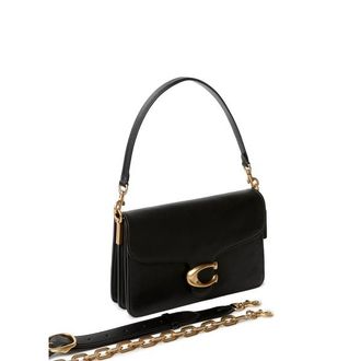 Coach Geschwindigkeitsbeutel mit Lederkette - Schwarz