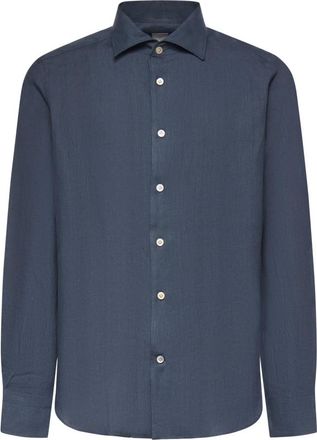 Eleventy Homme, Chemises, Bleu, Taille: L Casual Shirt