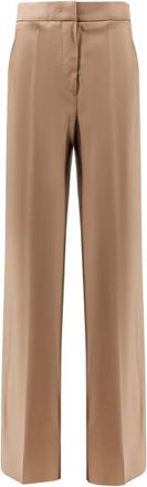 Max Mara Femme, Pantalons, Brun, Taille: 44 FR Fernet Pantalons