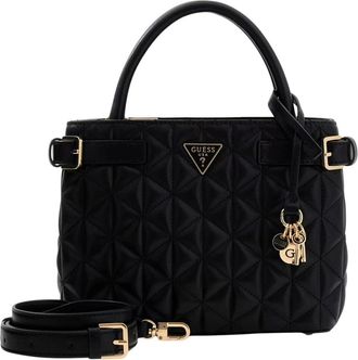 Guess Femme, Sacs, Noir, Taille: ONE Size Paisleigh Mini Sac &agrave; Main Matelass&eacute;