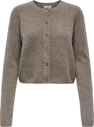 Jacqueline de Yong JdY Damen Jdychloe Life L/S Cardigan KNT Noos, Fossil, XL