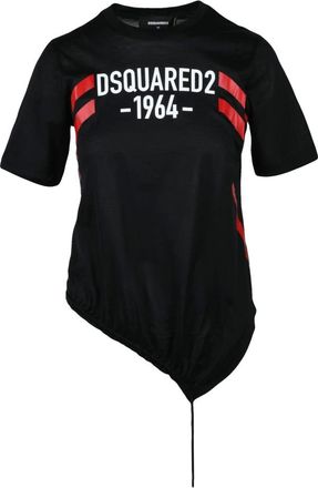 Dsquared2 Femme, Tops, Noir, Taille: 36 FR Cotton T-Shirt