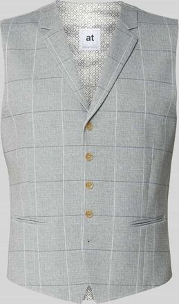 Atelier Torino Weste mit Reverskragen und Paspeltaschen