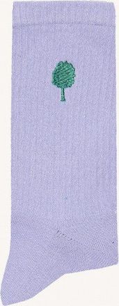 Faguo Chaussettes rose gris&eacute; coton