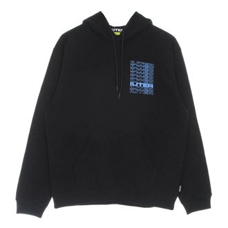 Iuter Schwarzer Kapuzenpullover mit R&uuml;ckendruck - - Sweatshirts & Hoodies - Herren - Schwarzk - XS