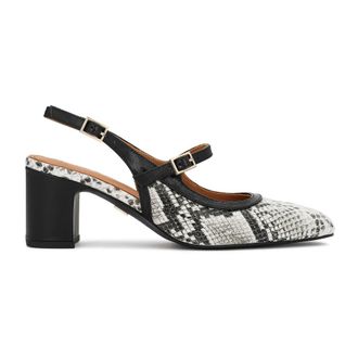 Kazar Leder Slingback Pumps - - Shoes - Damen - Schwarzk - 35 EU