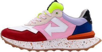 ID.EIGHT Id.eight, unisex, Chaussures, Multicolore, Taille: 38 EU Baskets Multi Bloom en Rose et Rouge