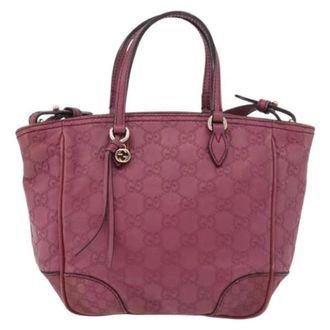 Gucci Sac &agrave; main en toile Pre-owned - Femme - Pre-owned - Violet - Taille: ONE Size