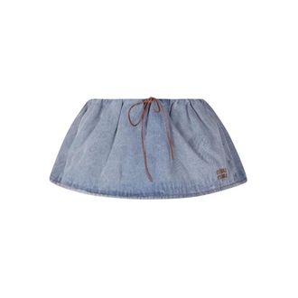 Miu Miu Damen, R&ouml;cke, Blau, MGr&ouml;&szlig;e
