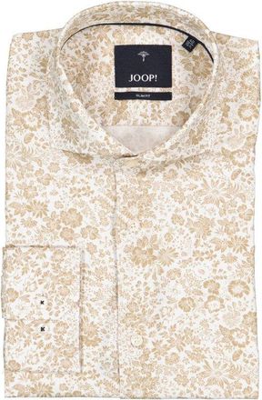 Joop Herren Hemd beige Baumwolle