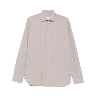 Xacus Flanellhemd - - Shirts - Herren - Beige - L