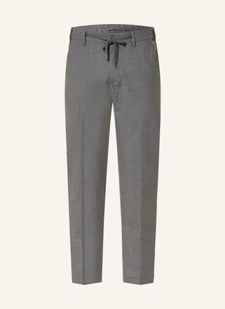 Myths Myths Flanellhose Im Jogging-Stil Extra Slim Fit grau
