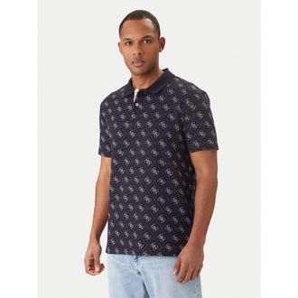Guess Poloshirt M6GP04 K3073 Dunkelblau Regular Fit