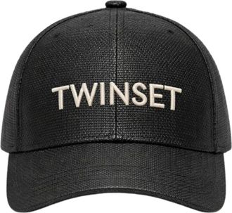 Twinset Femme, Accessoires, Noir, Taille: ONE Size Baseball Cap