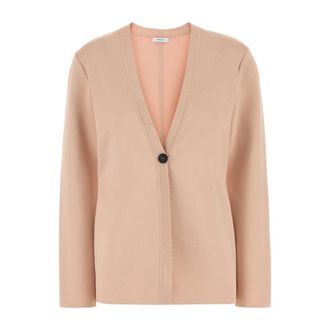 Ferragamo Pink Stretch Viscose Blend Cardigan - - Knitwear - Damen - Rosa - M
