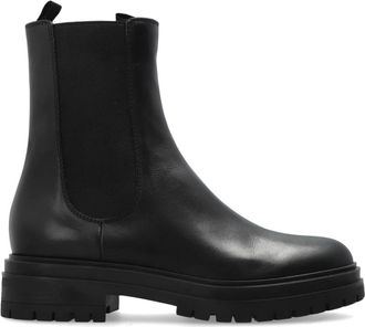 Gianvito Rossi Femme, Chaussures, Noir, Taille: 41 EU Chester Bottes &agrave; cheville