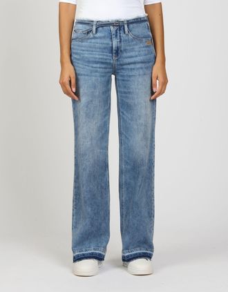 Gang 94AMELIE WIDE FRINGE - wide fit Jeans