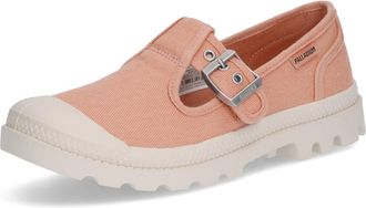 Palladium Damen Pampa M Washed Mary Jane Flat, Rosa Stone, 39.5 EU