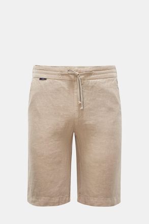 04651/ Herren - Leinen-Bermudas Linen Bermuda beige