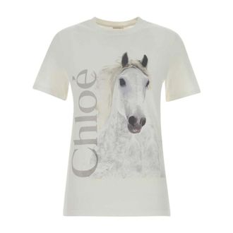 Chlo&eacute; Femme, Tops, Blanc, Taille: 40 FR Jersey
