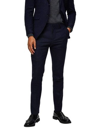 Selected Herren SLHSLIM-MYLOIVER DK TRS B NOOS Anzughose, Blau (Dark Blue Dark Blue), W(Herstellergröße: 42)