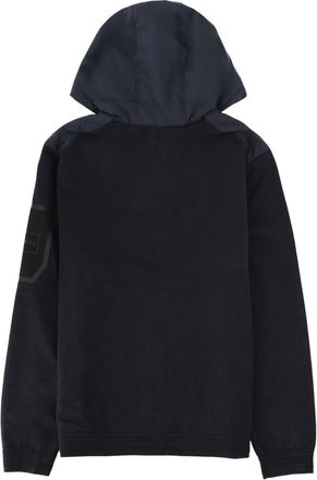 HUGO BOSS Hooded Viscose-Blend Jacket - Blue