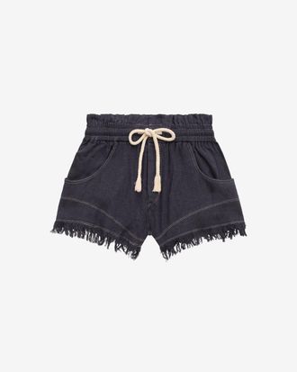 Isabel Marant Short Talapiz - Femme - Noir D&eacute;lav&eacute; - Taille34 - Marant &Eacute;toile