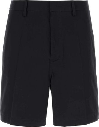 Valentino Garavani Homme, Shorts, Bleu, Taille: M Shorts Bermuda Stretch en Coton