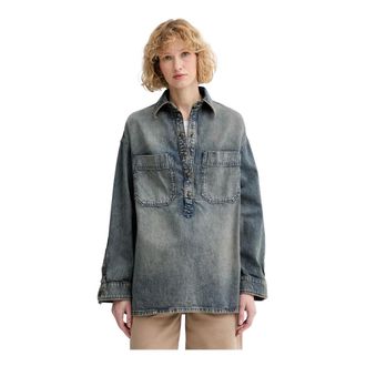 Zadig&Voltaire Timona Denim Shirt - Femme - Blouses et Chemises - Bleu - Taille: 42 FR