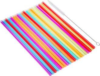 Joie Kitchen Gadgets 12690 Rainow PETG Wiederverwendbare Regenbogen-Strohhalme, Kunststoff, Multi