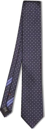 Ermenegildo Zegna Homme, Accessoires, Bleu, Taille: ONE Size Silk Tie