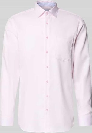 Seidensticker Regular Fit Businesshemd aus Baumwolle mit Kentkragen