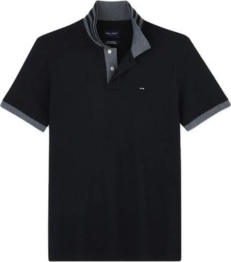 Eden Park Homme, Tops, Noir, Taille: S Pima Cotton Polo