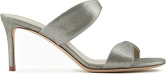 Giorgio Armani Sandalen aus Wildleder 70mm - Silber