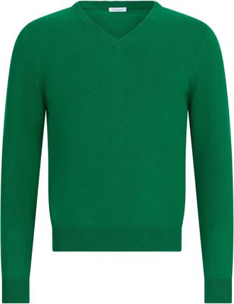 Malo V-neck sweater - Gr&uuml;n