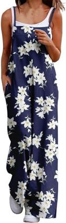 Generic Combinaison d&eacute;contract&eacute;e sans manches pour femme avec bretelles spaghetti extensible une pi&egrave;ce petite combinaison pour femme taille 42 combinaison ban