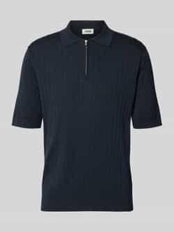 Drykorn Regular Fit Poloshirt mit kurzem Rei&szlig;verschluss