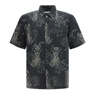 Our Legacy Every Shirt Shortsleeve - Homme - Chemises - Noir - Taille: S