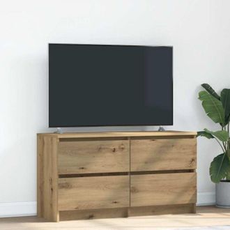 vidaXL vidaXL TV-Schrank Artisan-Eiche 100x35x54 cm Holzwerkstoff
