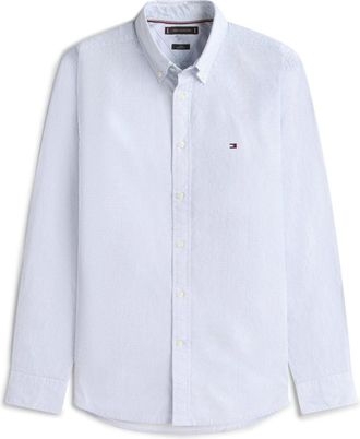 Tommy Hilfiger Hemd ThFlex aus leicht elastischer Baumwolle, Regular Fit in