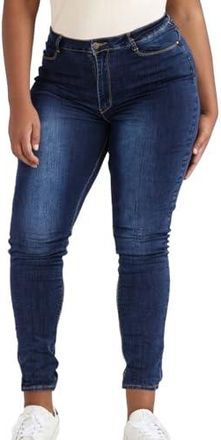Generic Jean skinny pour femme - Taille haute - Stretch - Coupe ajust&eacute;e - Jeggings classiques - Avec poches - Pantalon polyvalent - Pantalon de loisirs - Gran